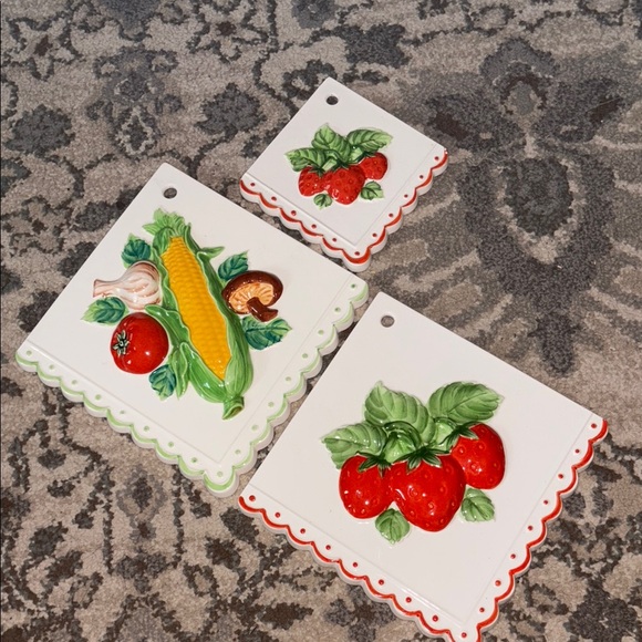 Lefton | Art | Vintage Lefton China Ceramic Wall Decor Set | Poshmark